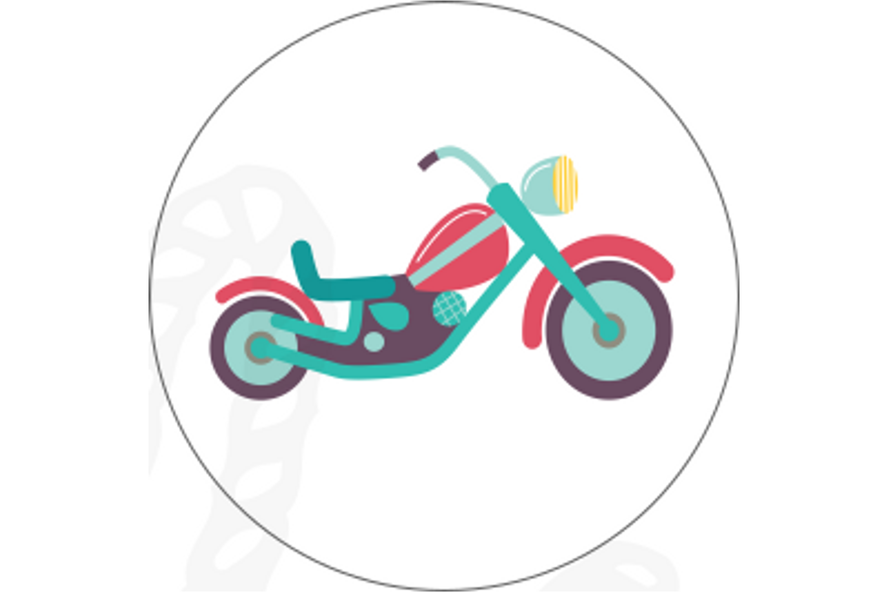 Ovis jel mintás barkácsfilc - motor - Óvodai jelek - Gombolda Webáruház