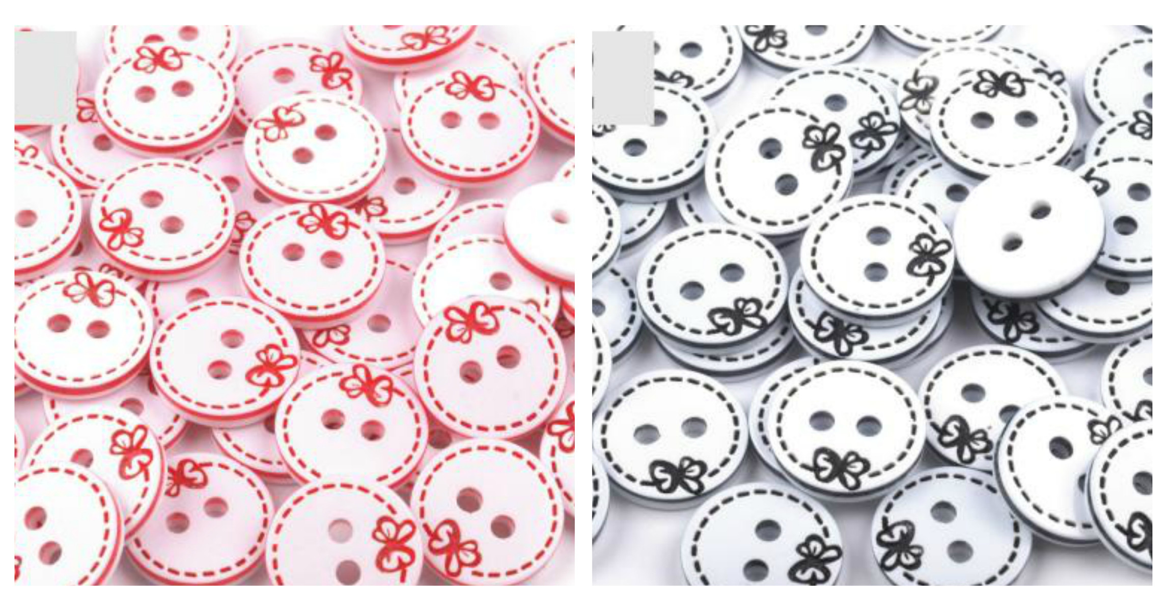 Masni mintás műanyag gomb - Kerek gombok - Gombolda Webáruház